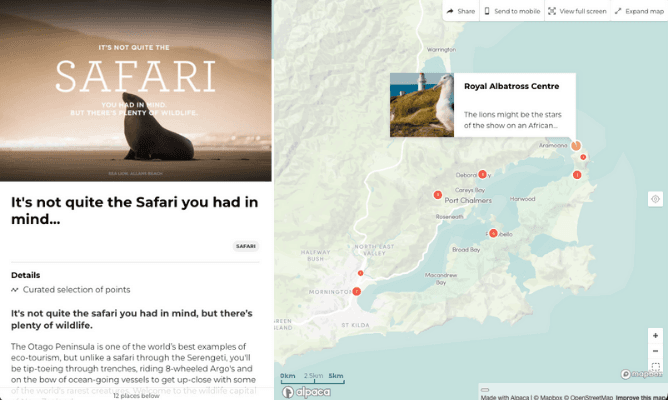 Alpaca Travel - A mapping toolkit for content creators